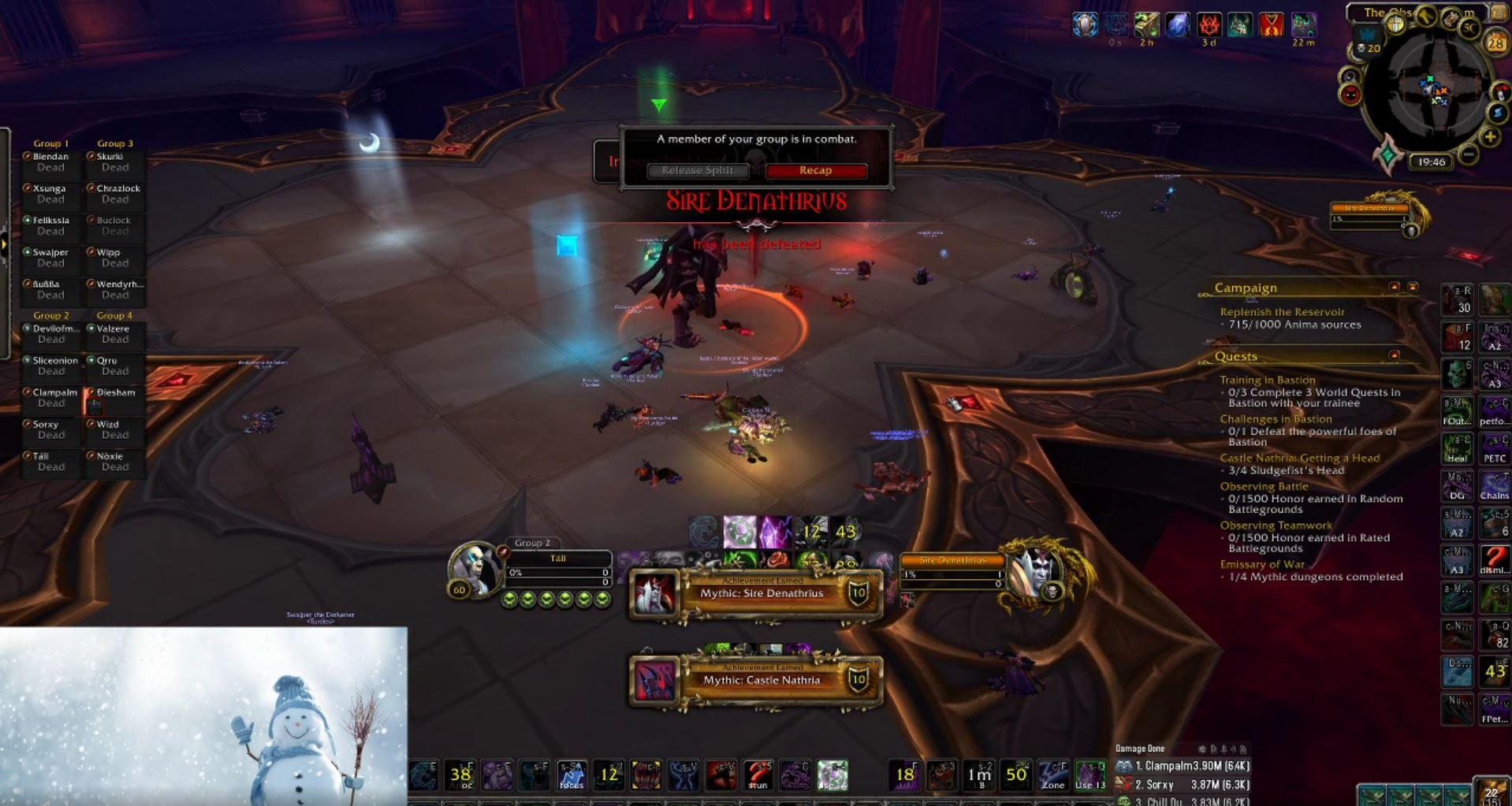 Guild Pulls Off an Extremely Close Mythic Sire Denathrius Kill - News ...