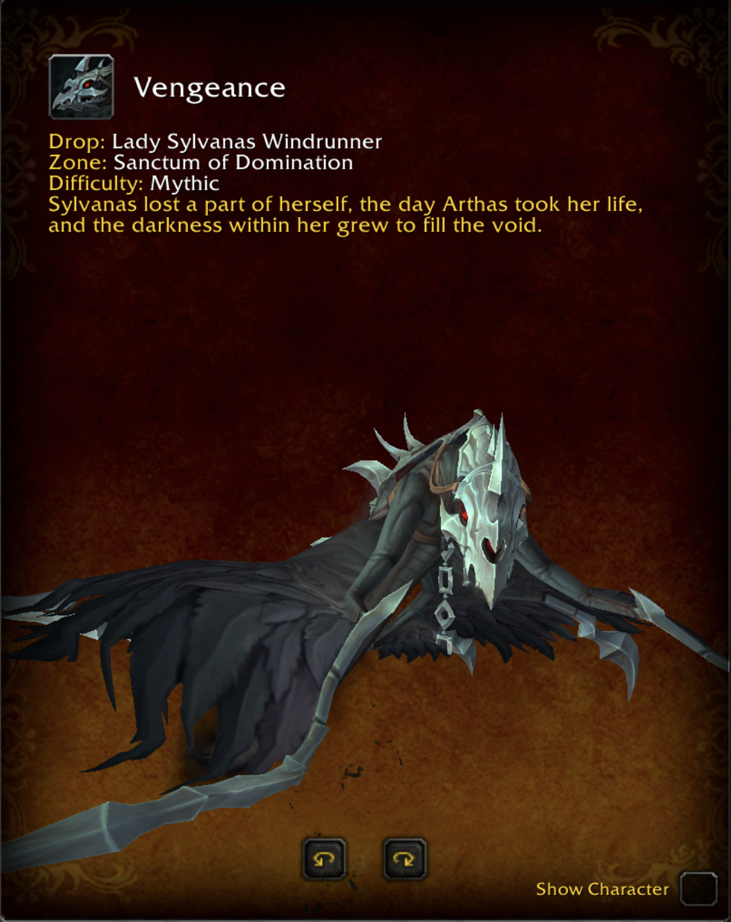 Sylvanas Mythic Mount from Sanctum of Domination in Patch 9.1 - News ...