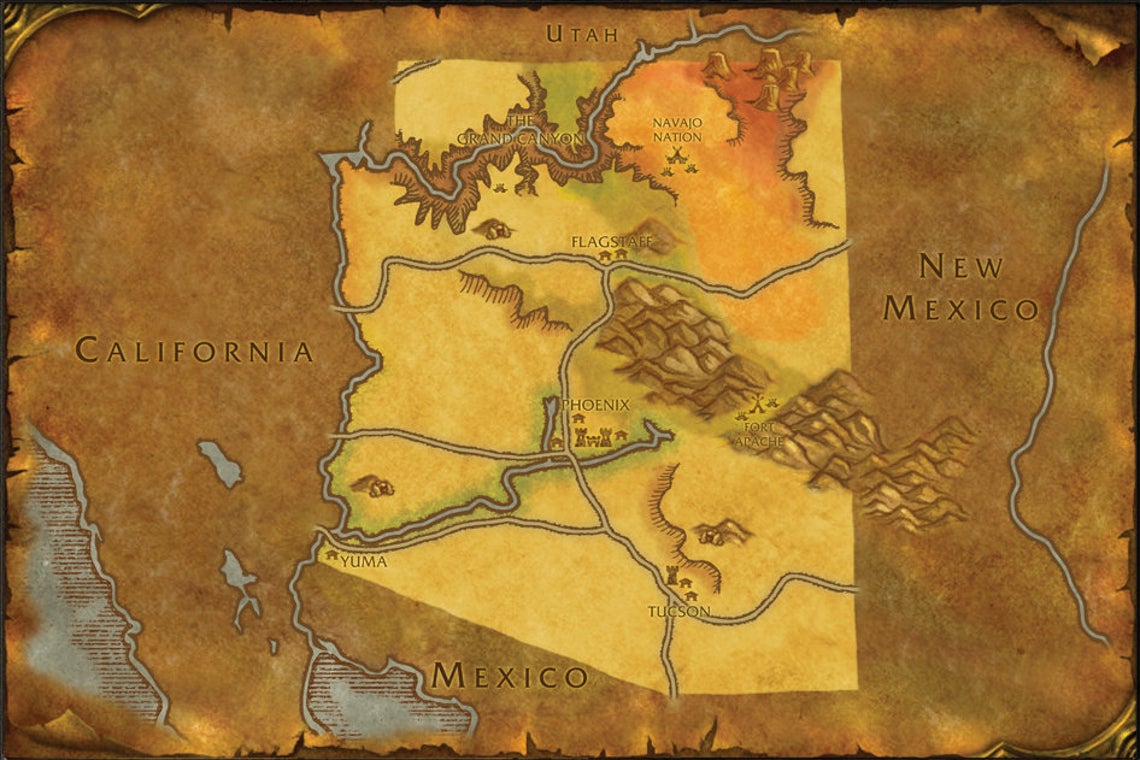 World of Warcraft-Style Maps of US States - News - Icy Veins