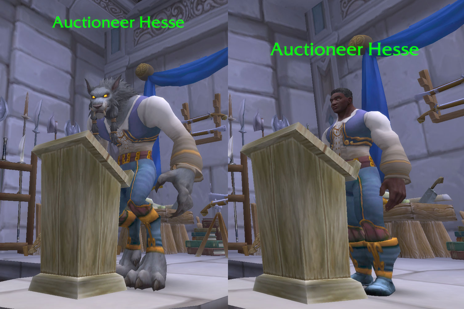Auctioneer Changes Form Between Human and Worgen - News - Icy Veins