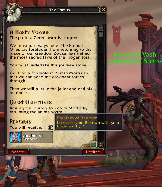 Catch Up on Renown with Zereth Mortis Story Quests - News - Icy Veins