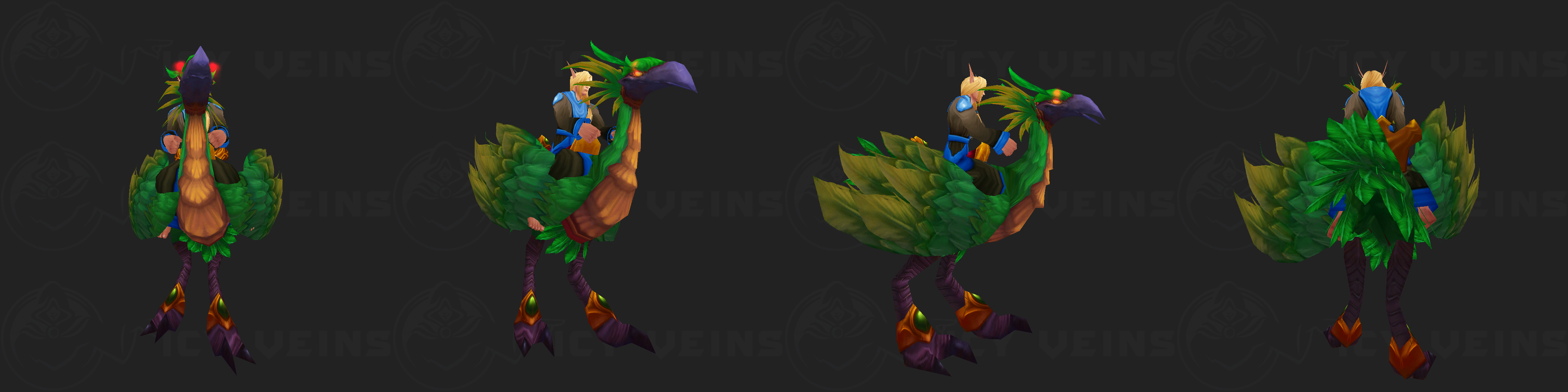 green fire hawk mount