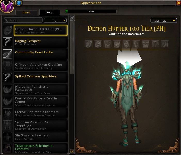 A Preview of Demon Hunter Primalist Tier Sets in Dragonflight - News ...