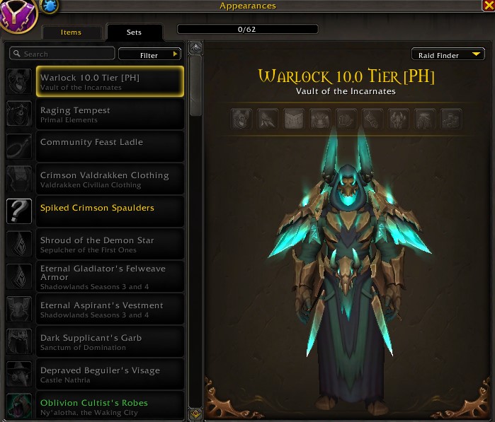 tier 3 warlock set