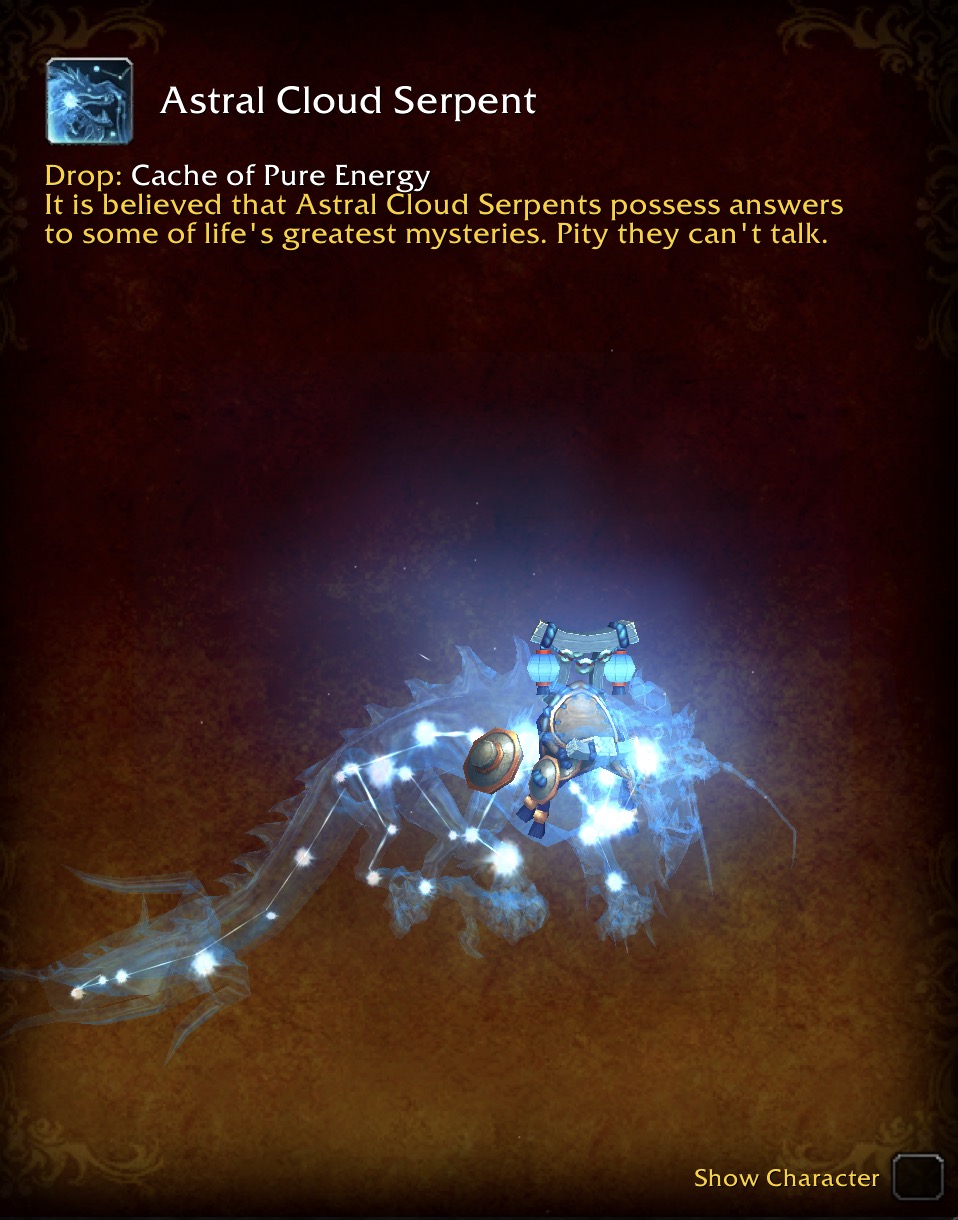 astral cloud serpent drop