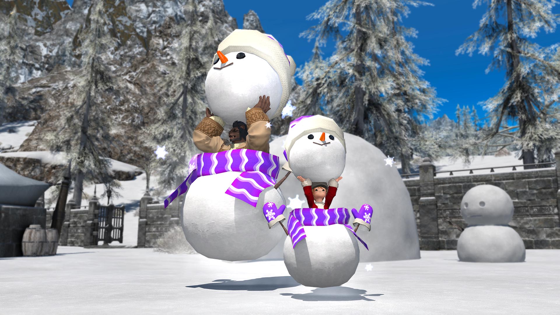 FFXIV - A Merry Snow Twitch Support-A-Streamer Campaign! - News - Icy Veins