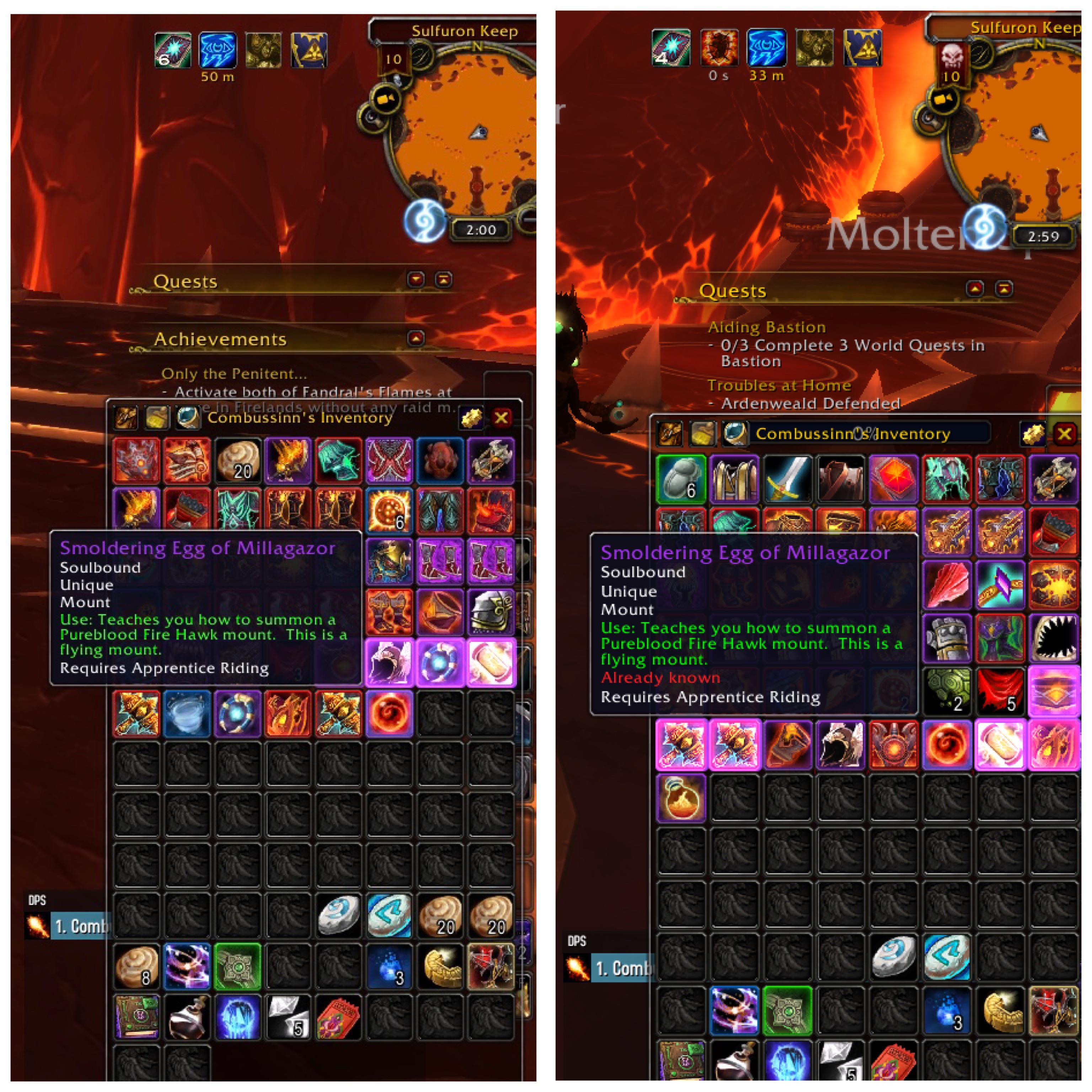 Extremely Lucky Player Looted 2 HC Ragnaros Mount 13 Hours Apart - News ...
