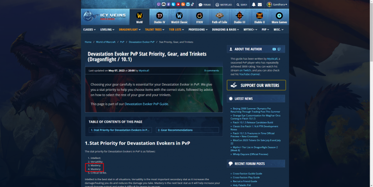 Stat Priority for Devastation Evokers in PvP - Repeated stat - Site ...